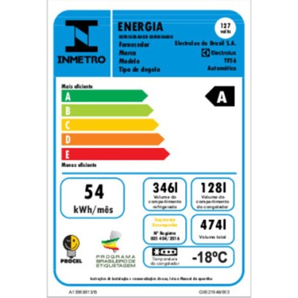 [Americanas] Geladeira Electrolux 474L Frost Free TF56 127V/220V R$2429 ...