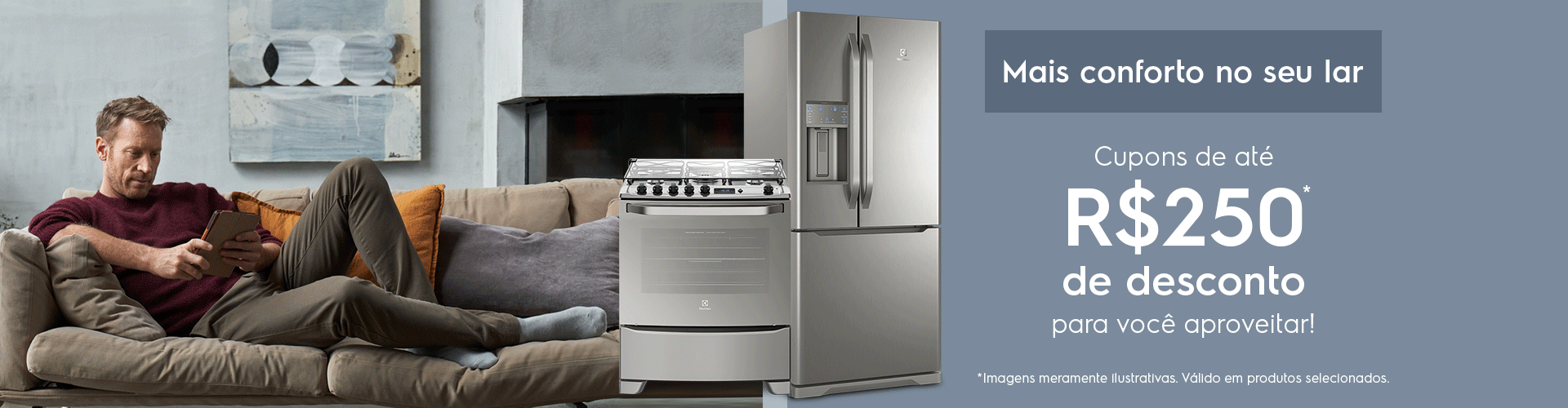 Eletrodomésticos: geladeira, fogão, freezer e mais ofertas | Electrolux