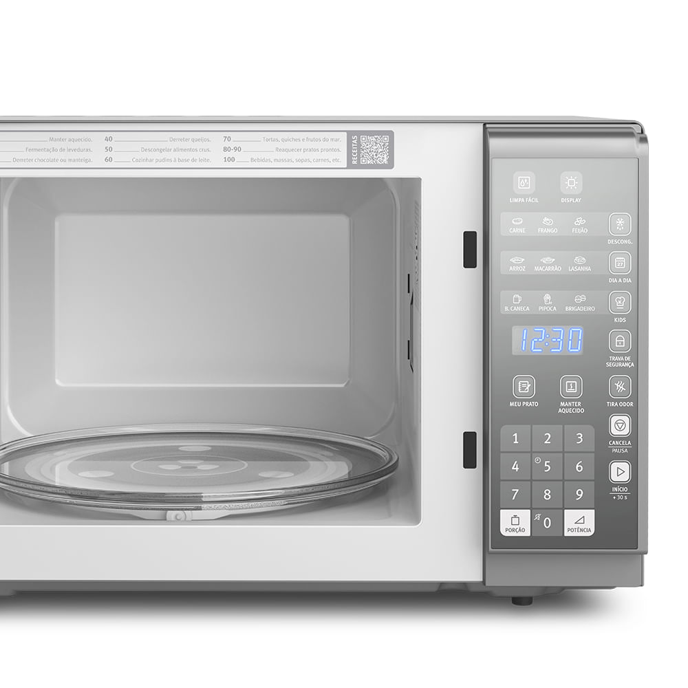 Microondas com Painel Integrado Inox 31L MI41S - Electrolux