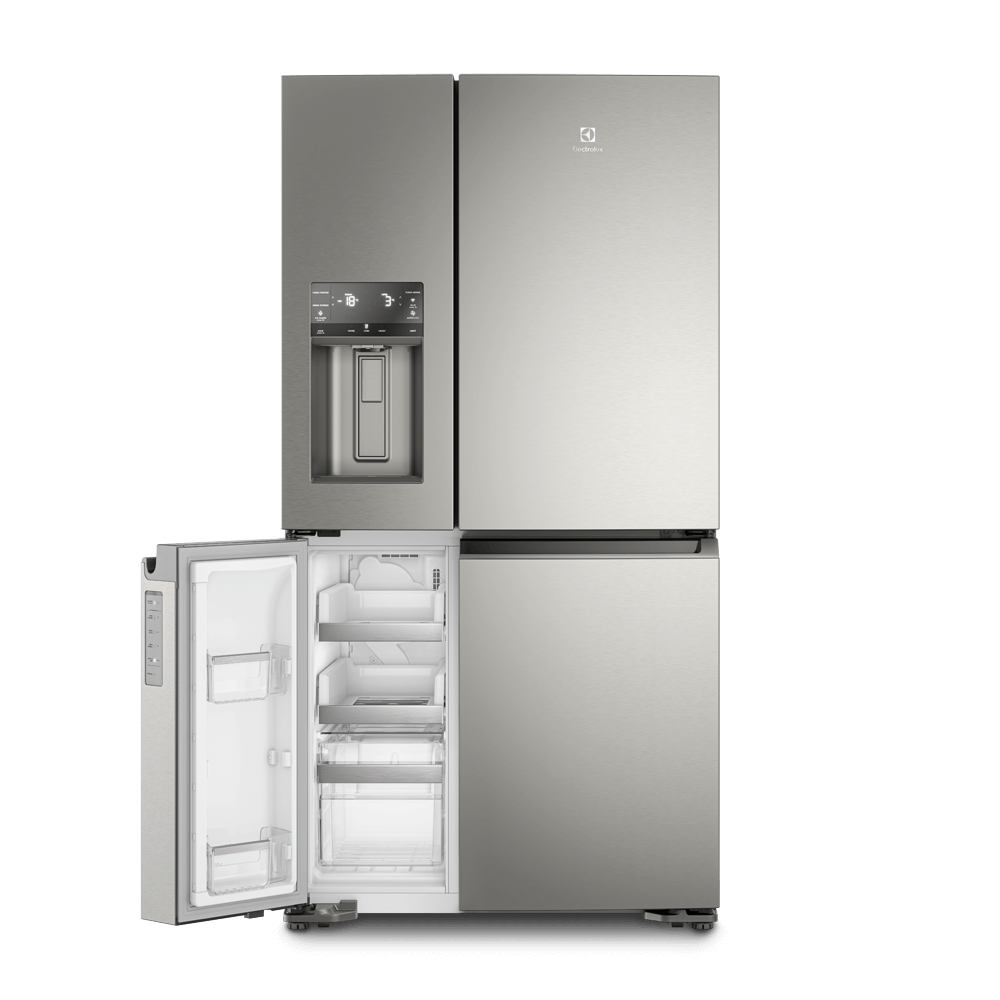 Geladeira Multidoor Inox Conectada com FlexiSpace Electrolux (DQ90X ...