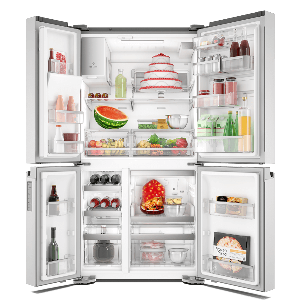 Geladeira Multidoor Inox Conectada com FlexiSpace Electrolux (DQ90X ...